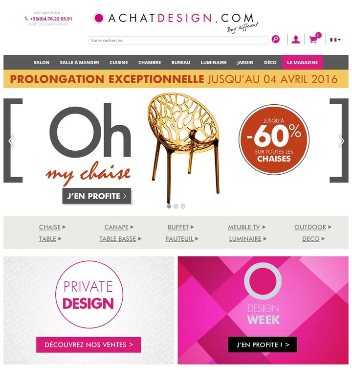 Refonte de site e-commerce (mobilier) - Agence web Alteo Lille